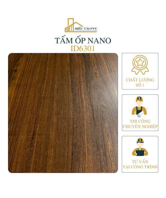 Tấm ốp nano ID8035 - Hiếu Tài PVC